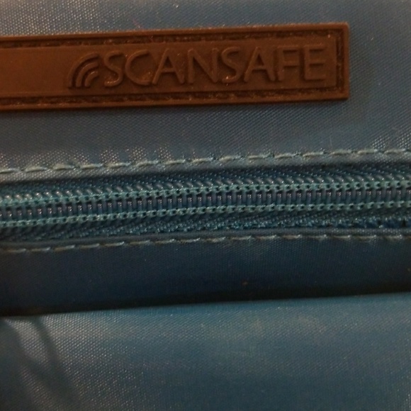 scansafe | Bags | Safescan Rfid Protected Purse Blue | Poshmark